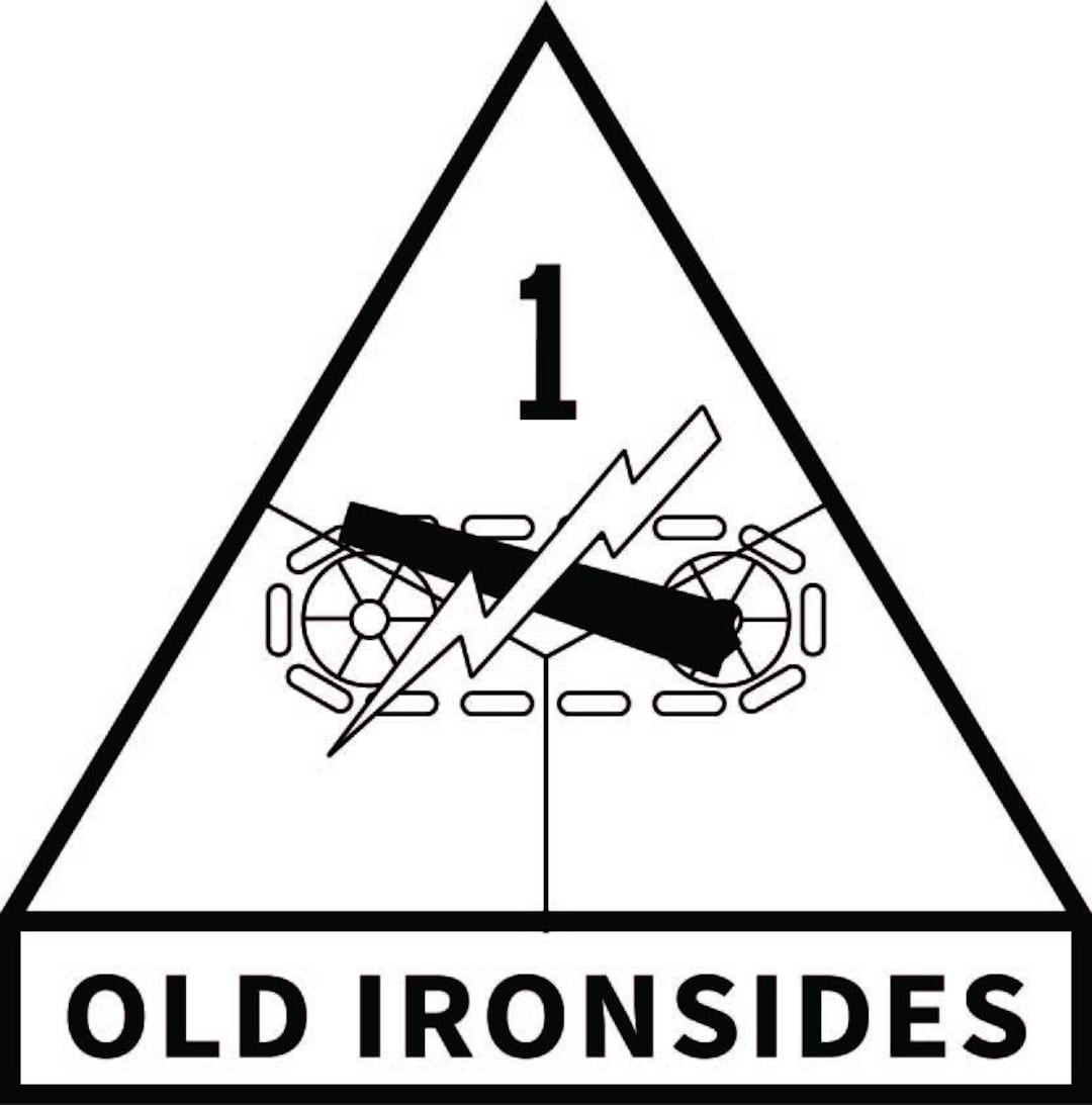 Army 1st Armored Division Patch Vector File, US Army Patches Laser ...