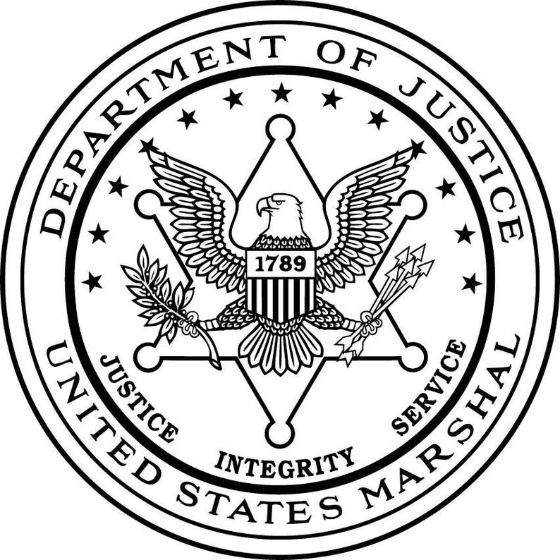 US Marshals Service Seal Vector File, United States Marshal Badge ...