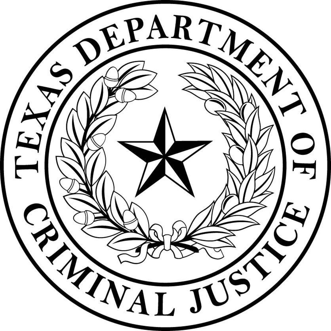 Texas Criminal Justice Seal Vector File: Laser Engraving, CNC, SVG - Etsy
