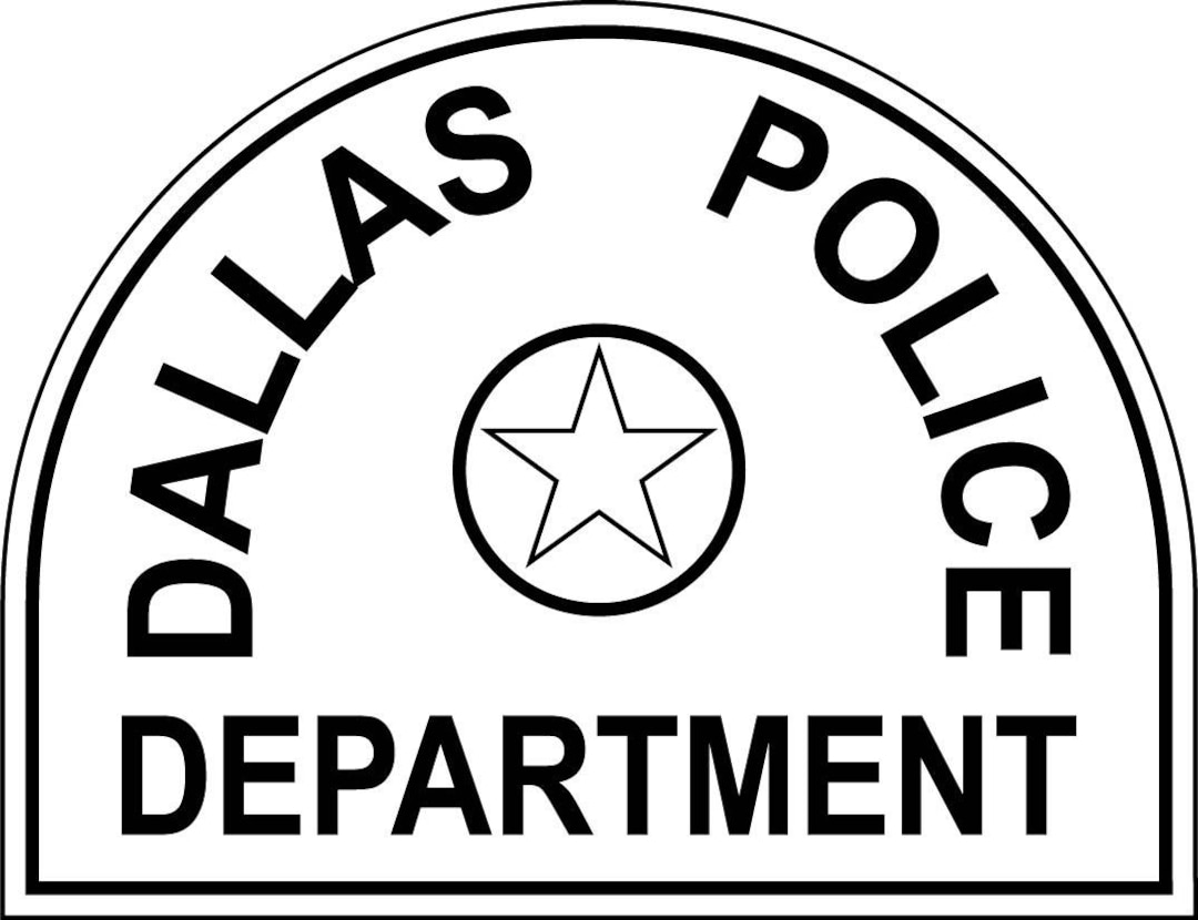 Dallas Police Department Badge, Vector Cut File (svg, Eps, Dxf, Jpeg ...