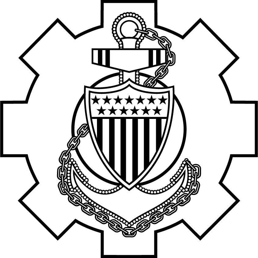 USCG Anchor Cog Badge, Vector Laser Cut File - Etsy