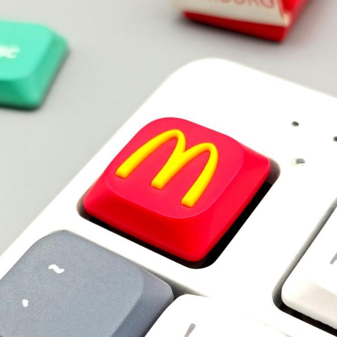 Mcdonald's Low Profile Keycap for MX Switches, M Symbol Custom Keycap ...