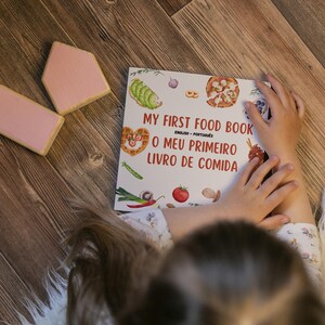 Food Children Book, Personalized Bilingual Book, Custom Cooking Book ...