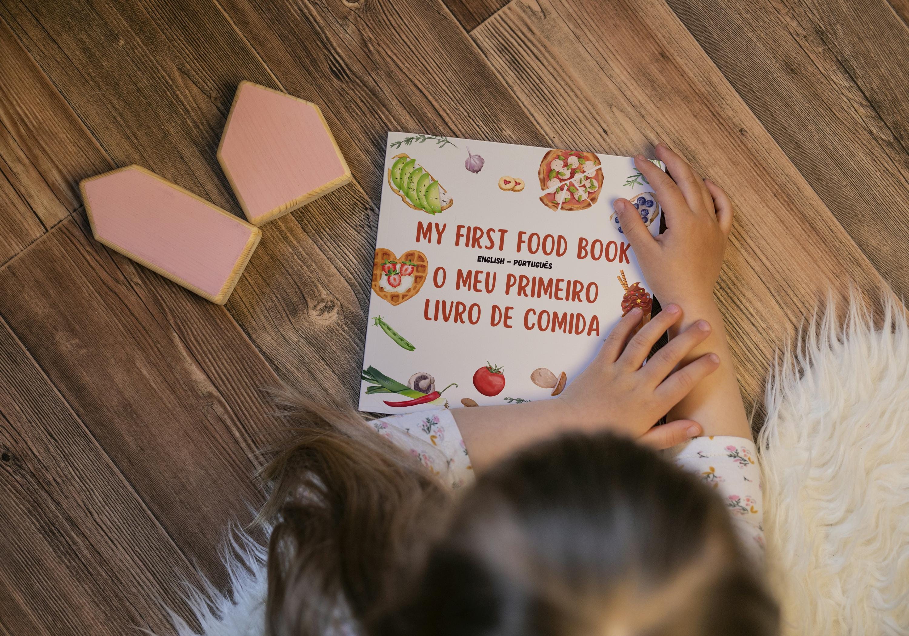 Food Children Book, Personalized Bilingual Book, Custom Cooking Book ...
