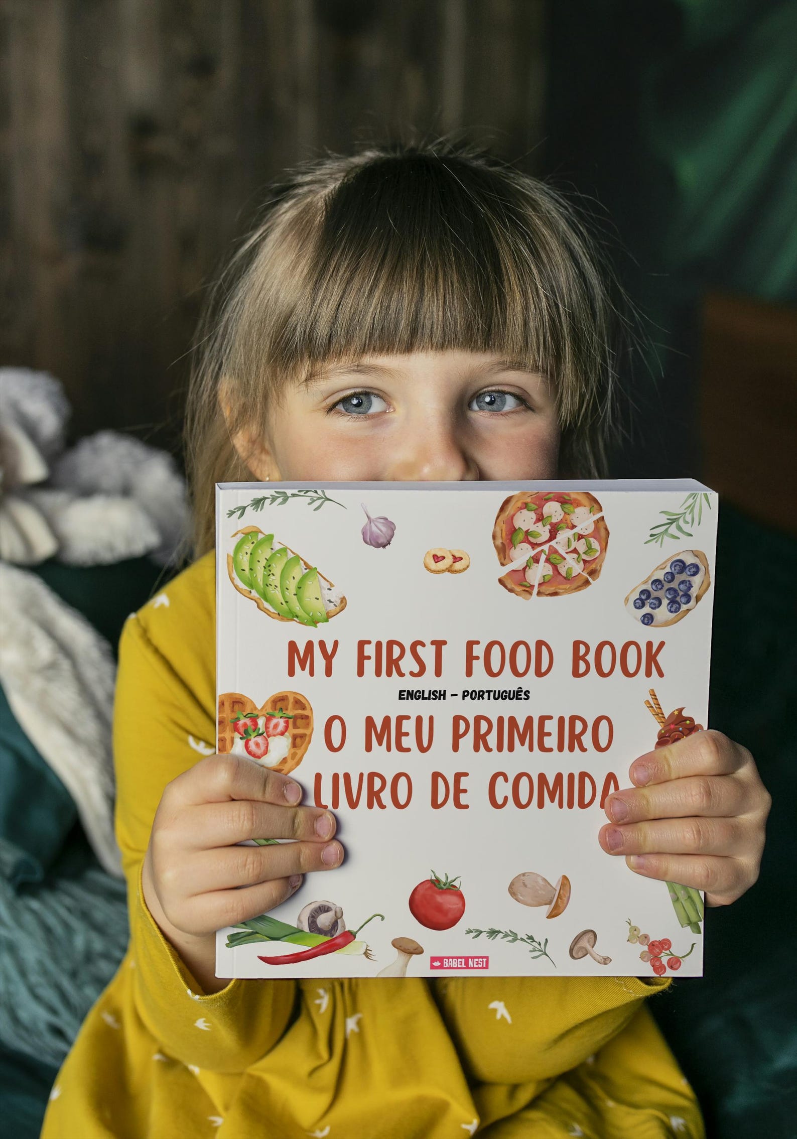 Food Children Book, Personalized Bilingual Book, Custom Cooking Book ...