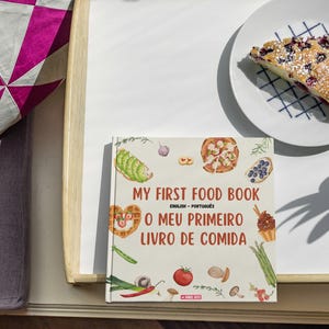 Food Children Book, Personalized Bilingual Book, Custom Cooking Book ...