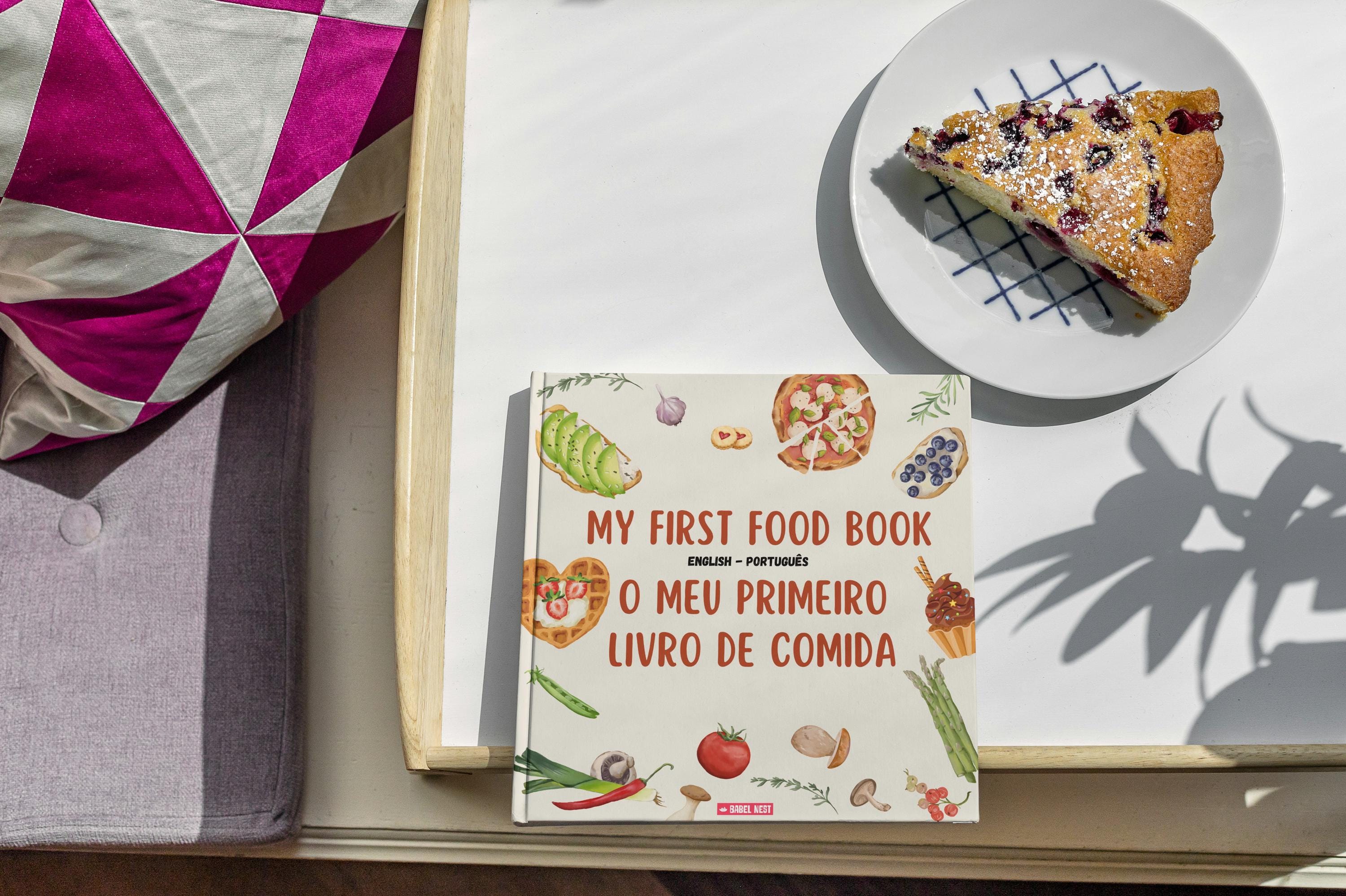 Food Children Book, Personalized Bilingual Book, Custom Cooking Book ...