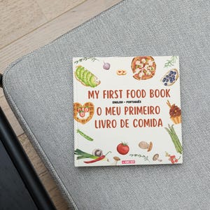 Food Children Book, Personalized Bilingual Book, Custom Cooking Book ...
