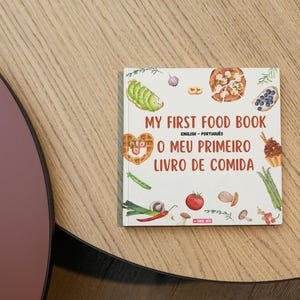 Food Children Book, Personalized Bilingual Book, Custom Cooking Book ...