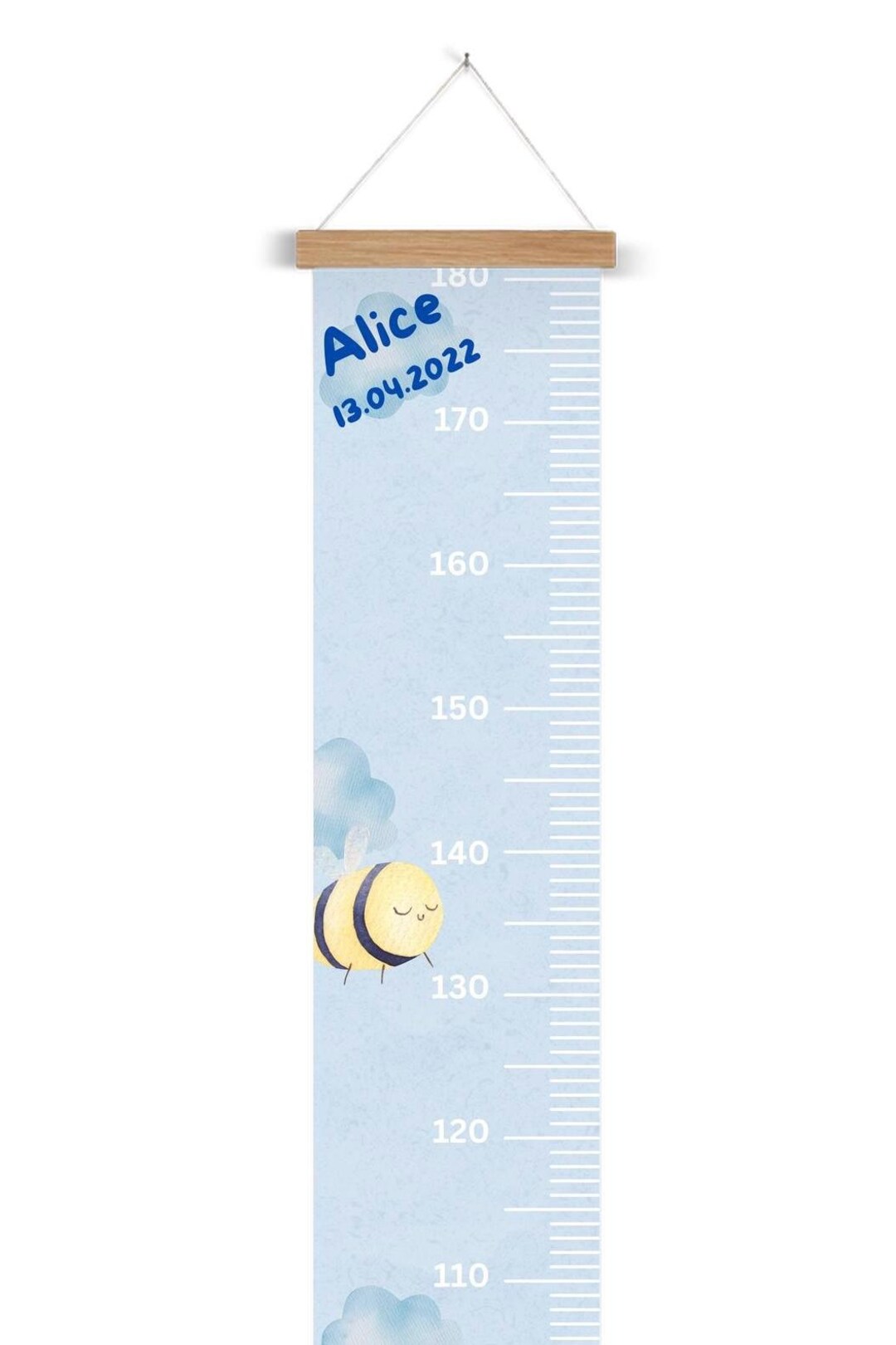 Personalized Height Chart, Custom Height Chart With the Baby's First ...