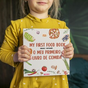 Food Children Book, Personalized Bilingual Book, Custom Cooking Book ...