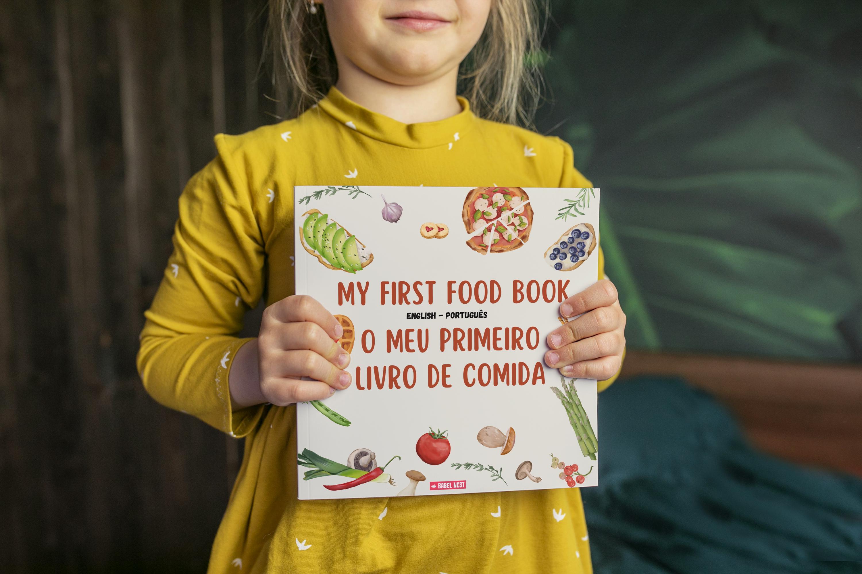 Food Children Book, Personalized Bilingual Book, Custom Cooking Book ...