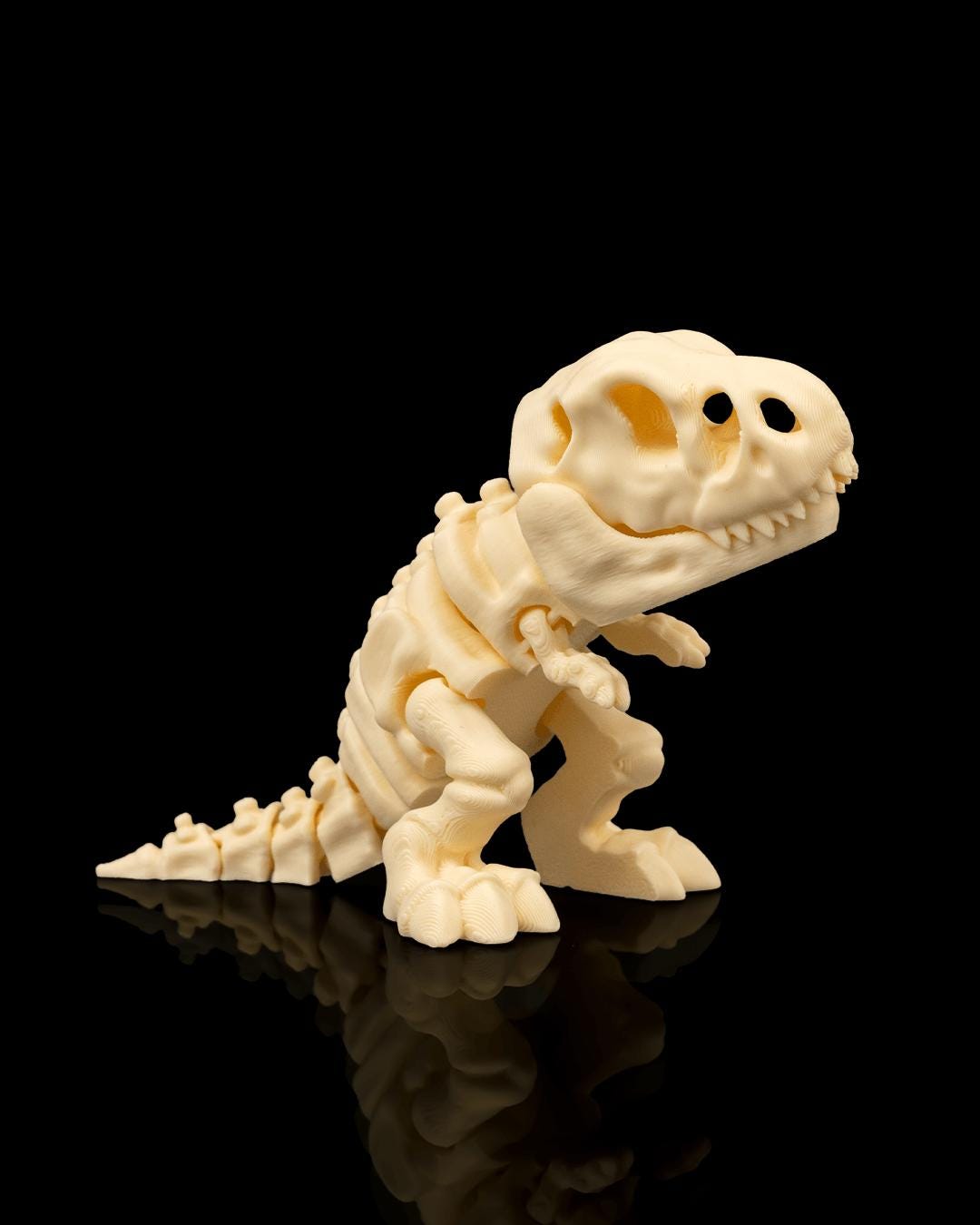 Flexible Skeleton T-rex 3D Printed From PLA - Etsy