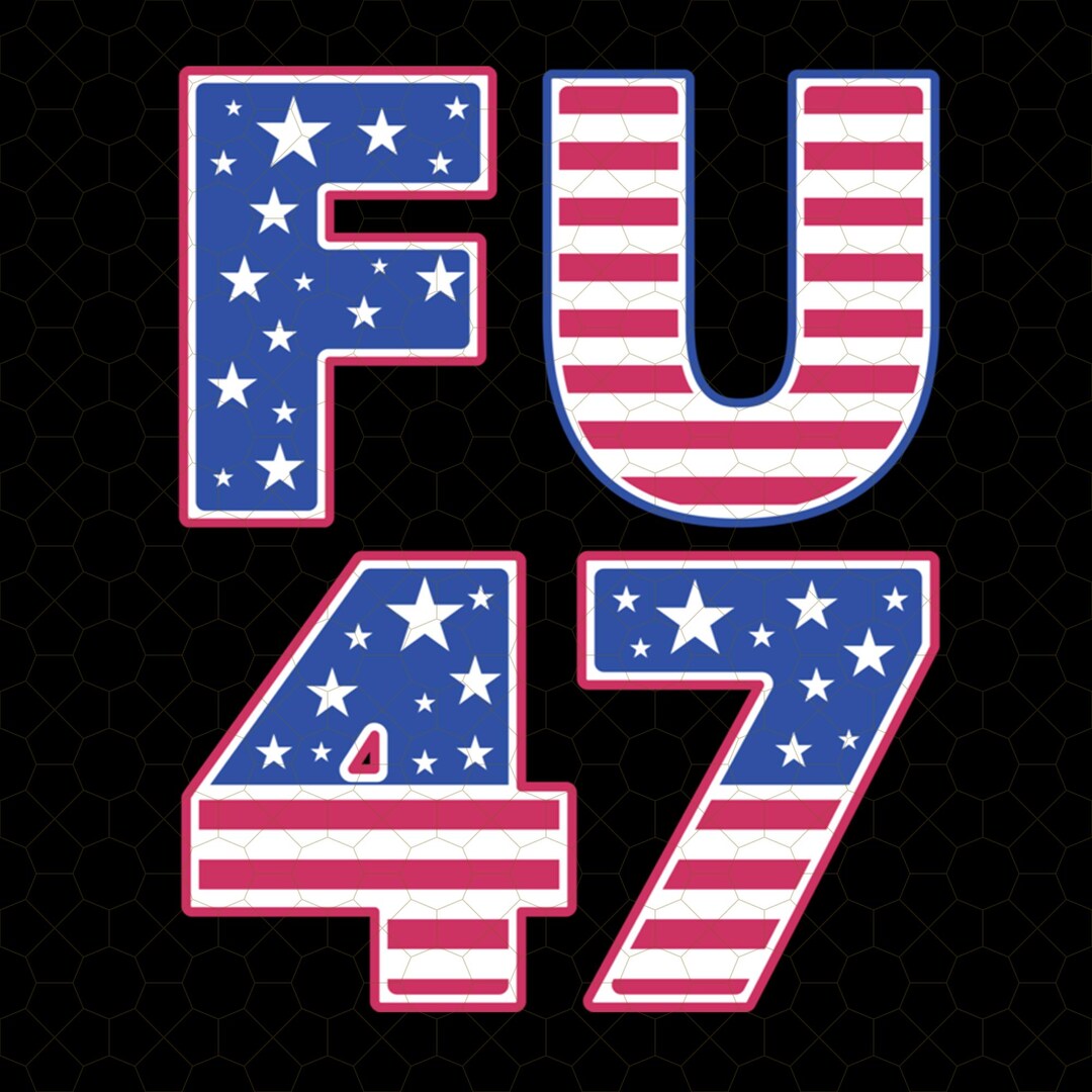 FU47 Funny Anti Trump 2024 Democrat Png, Ditsy Floral Anti Trump Png ...