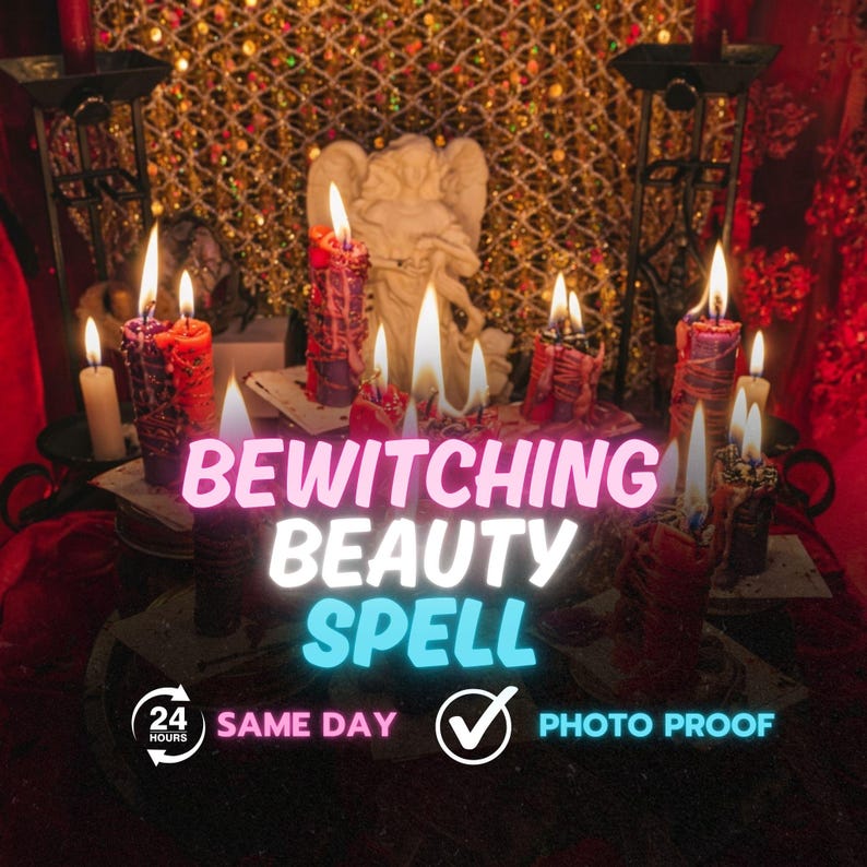 Personal Bewitching Beauty Spell, Attraction Glamour Magic, Boost ...