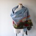 Wool Felted Scarf Sunset Felt Scarf Woodland Scarf Women - Etsy