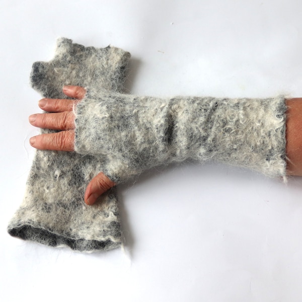 Wool Felted Mittens - Etsy