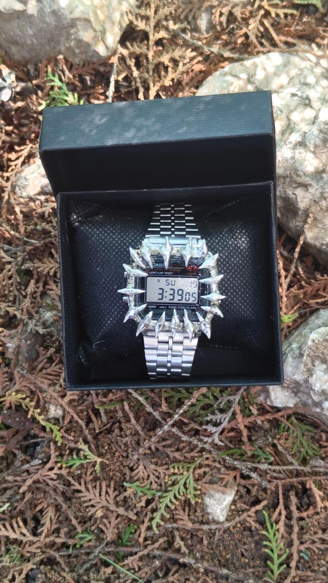 Custom Opium Alabaster CASIO Watch - Etsy
