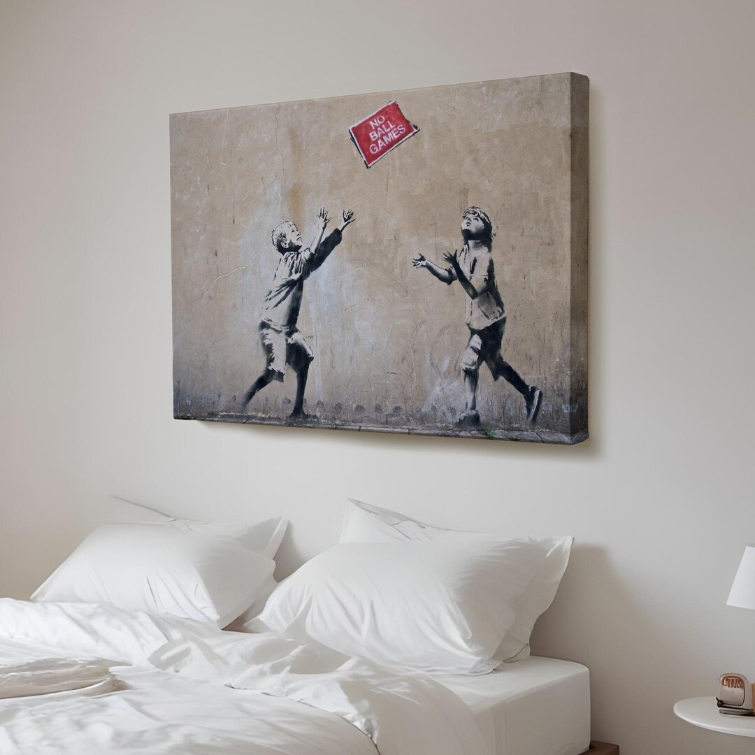 Banksy, "what We Do İn Life Echoes İn Eternity" Canvas Art, Framed ...