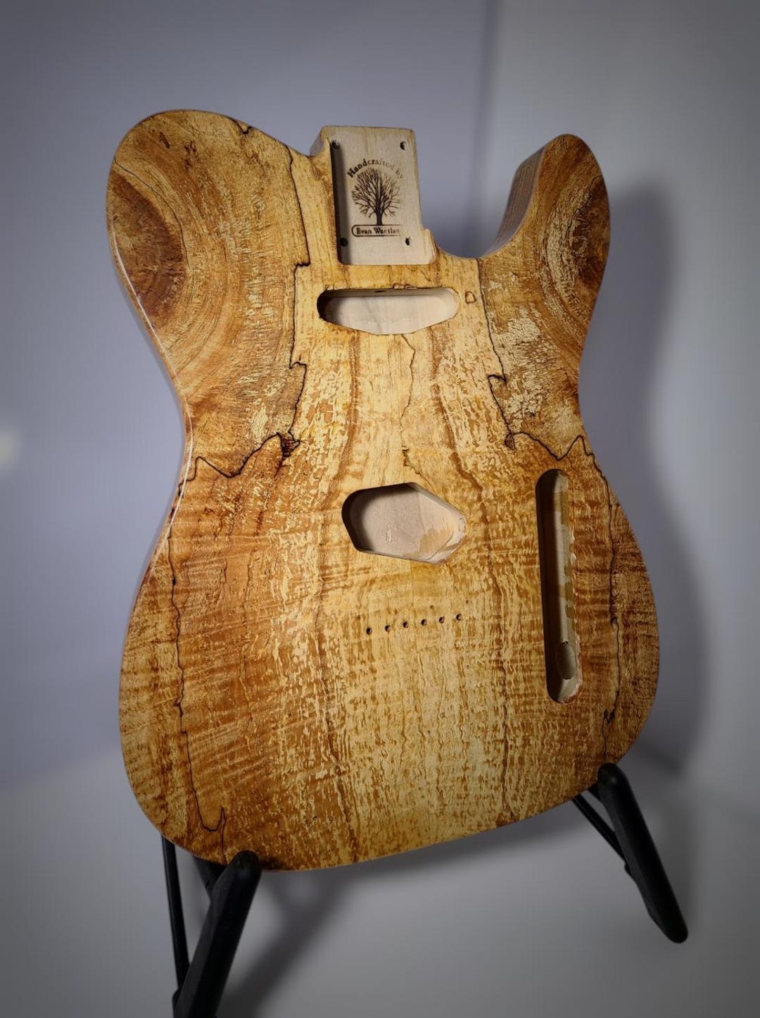 Spalted Maple/poplar Telecaster Style Replacement Body. - Etsy