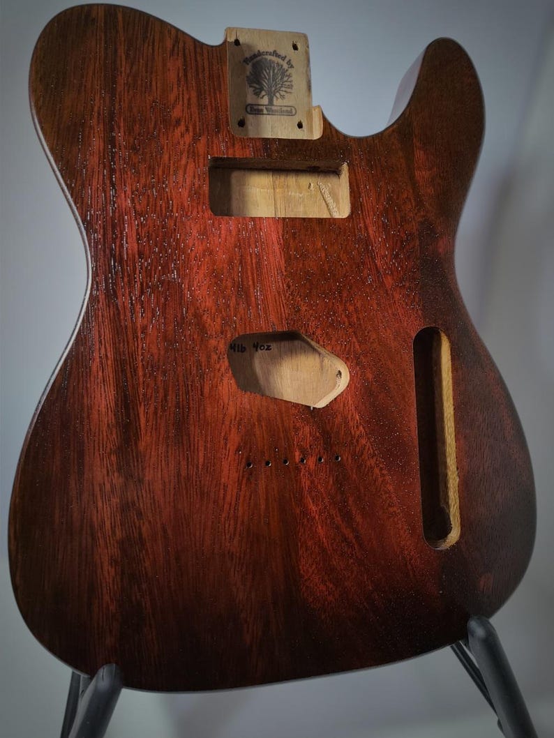 Lightweight Guanacaste Telecaster Style Replacement Body - 4lbs. 4oz ...