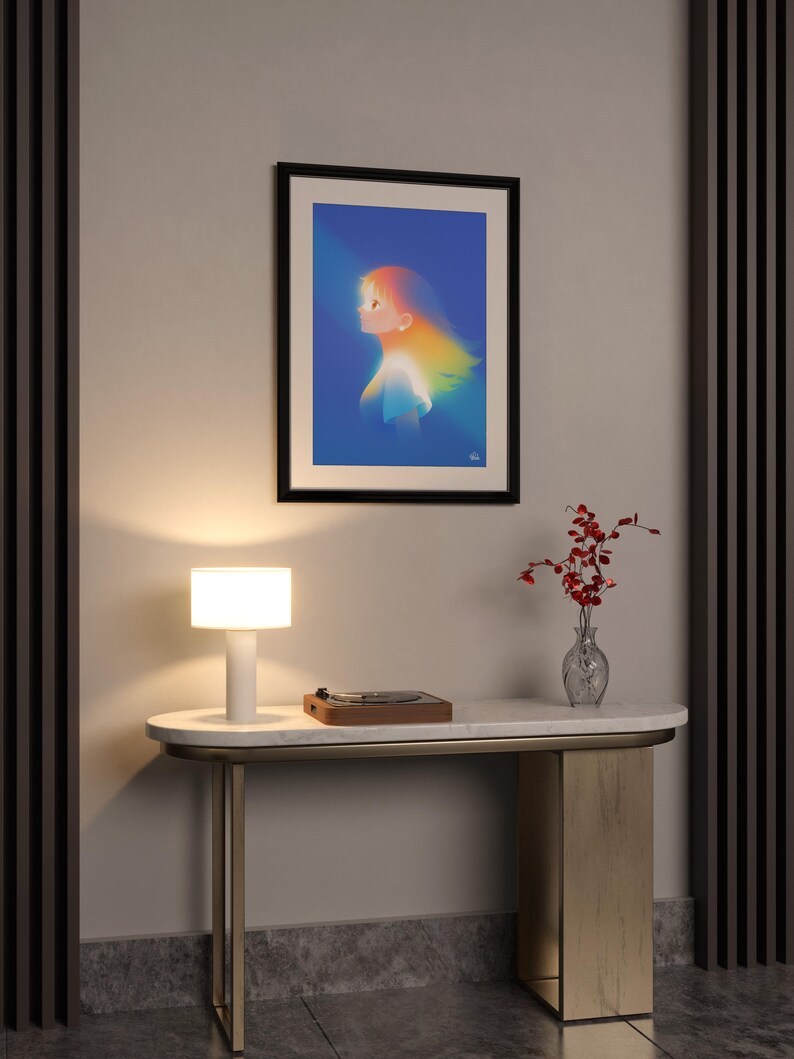 Nami Poster the Blue Horizon Series Japanese Anime One Piece Fan Art ...