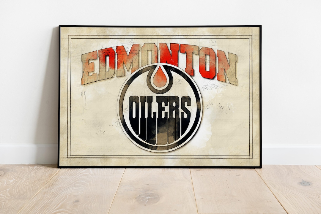 Edmonton Oilers Poster, Oilers Poster, Gift for Sports Guy, Hockey ...