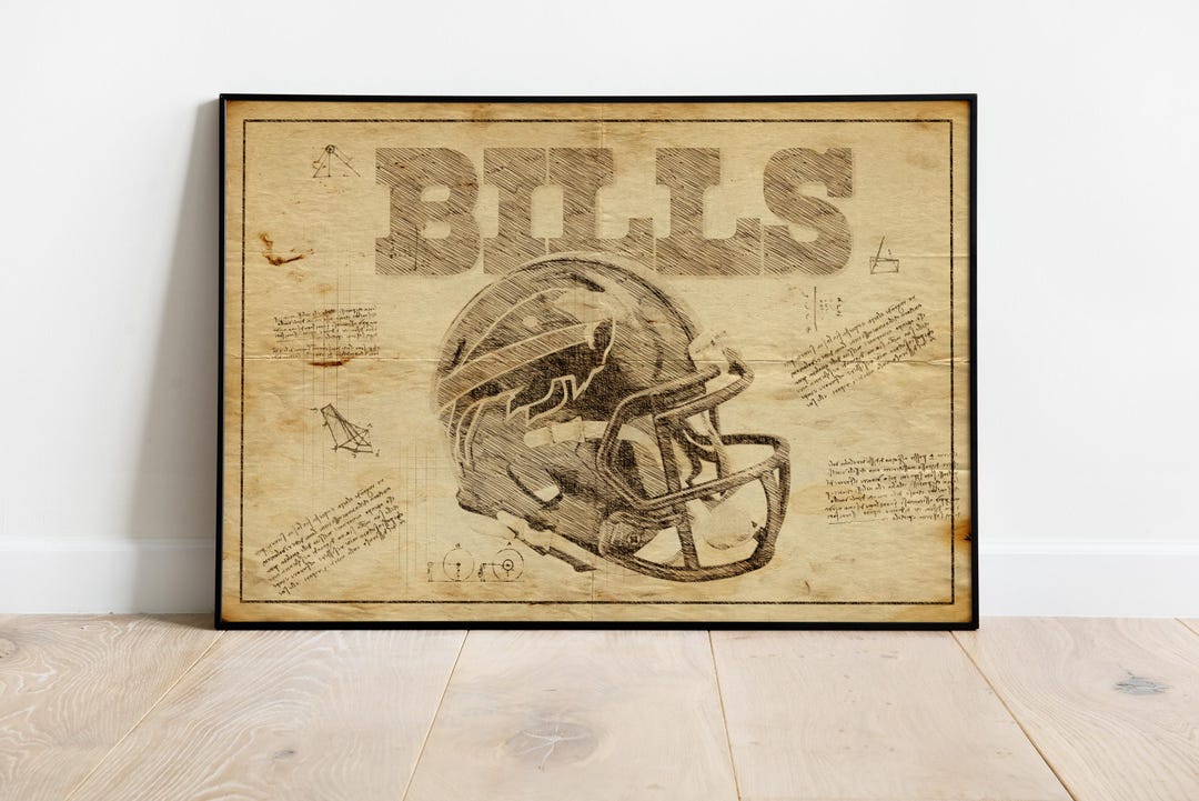 Buffalo Bills, Sports Print, Football Art, Football Graphics, Football ...