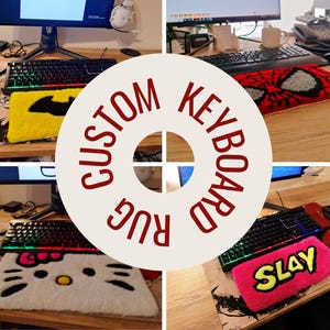 Custom Keyboard Rugs - Comfort Meets Style, Gift Rug, Unique Keyboard ...