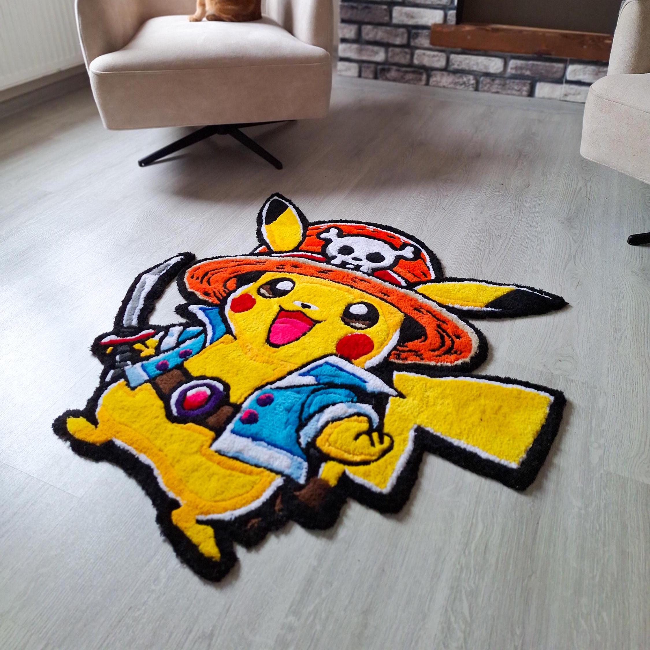 Pikachu Rug - Etsy Pikachu Rug - Etsy