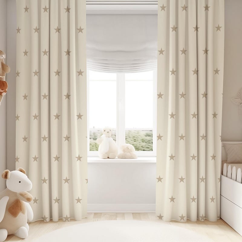 Stars Curtains - Etsy