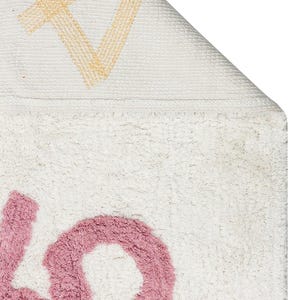 Colorful Numbers Educational Rug – %100 Natural Cotton Soft Washable ...