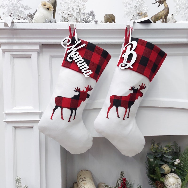 Moose Stocking - Etsy