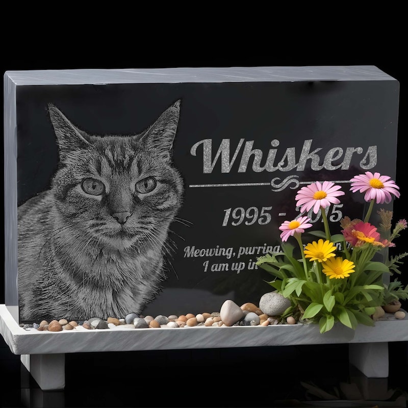 Marble Dog Memorial Stone - Etsy