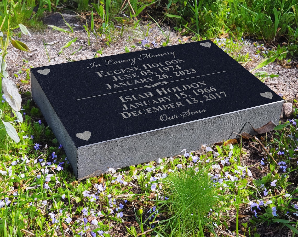 Multiple Name Family Memorial Stone | Husband Wife, Mother Father ...