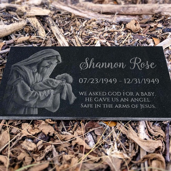 Stillborn Memorial Stone - Etsy