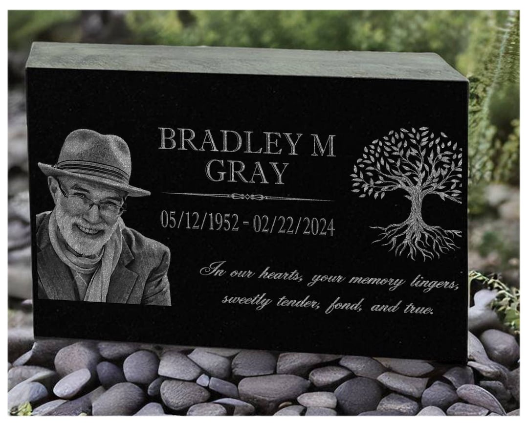 Personalized Memorial Stone for Loved Ones | Grave Marker, Burial ...