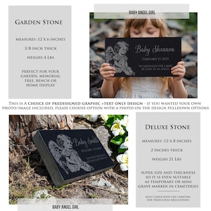 Granite Baby Headstone: Stillborn Pregnancy Loss Keepsake | Baby ...