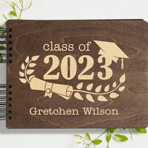 2025 Graduation Party Guest Book Personalized Photo Album Scrapbook ...
