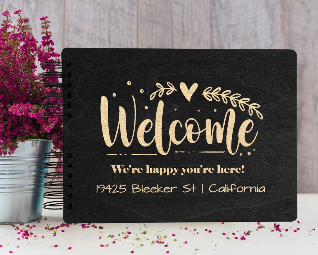 Welcome Guest Book: Visitor Log Book for Vacation Home, Airbnb, Visitor ...