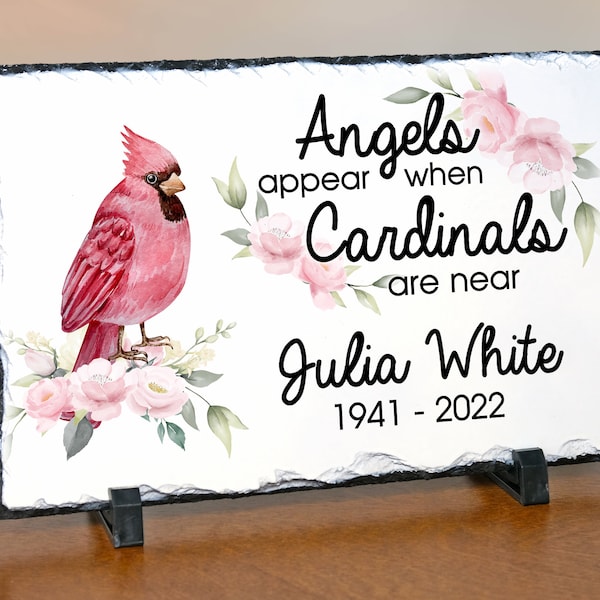 Cardinal Memorial Stone - Etsy