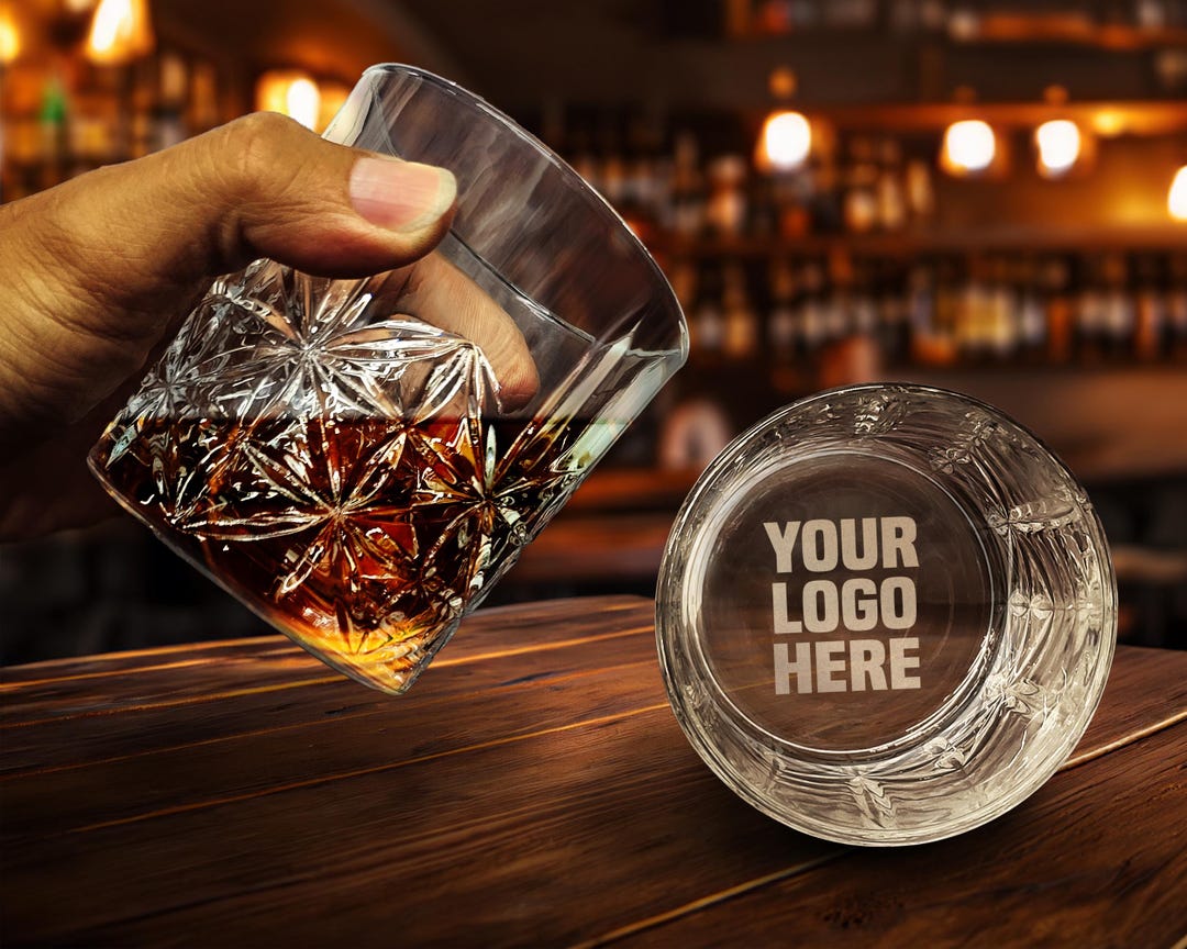 Bulk Branded Gifts, Logo on Bottom of Glass, Promo Items, Corporate ...