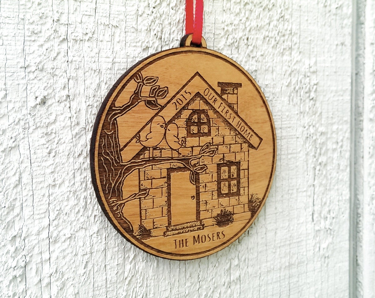 Our First Home Christmas Ornament First House Ornament Personalized ...