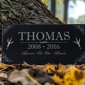 Personalized Chicken Memorial Stone W/ Photo: Rooster Headstone, Hen ...