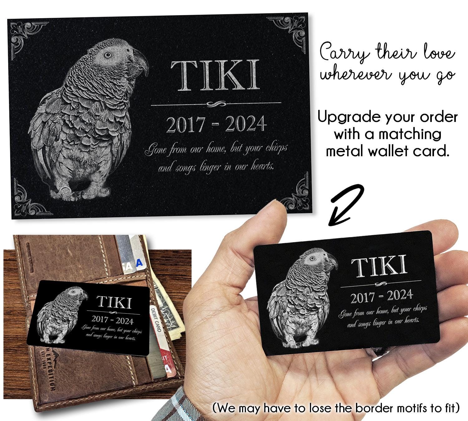Metal Wallet Card - Etsy