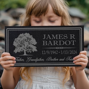 Personalized Memorial Stone for Loved Ones | Grave Marker, Burial ...