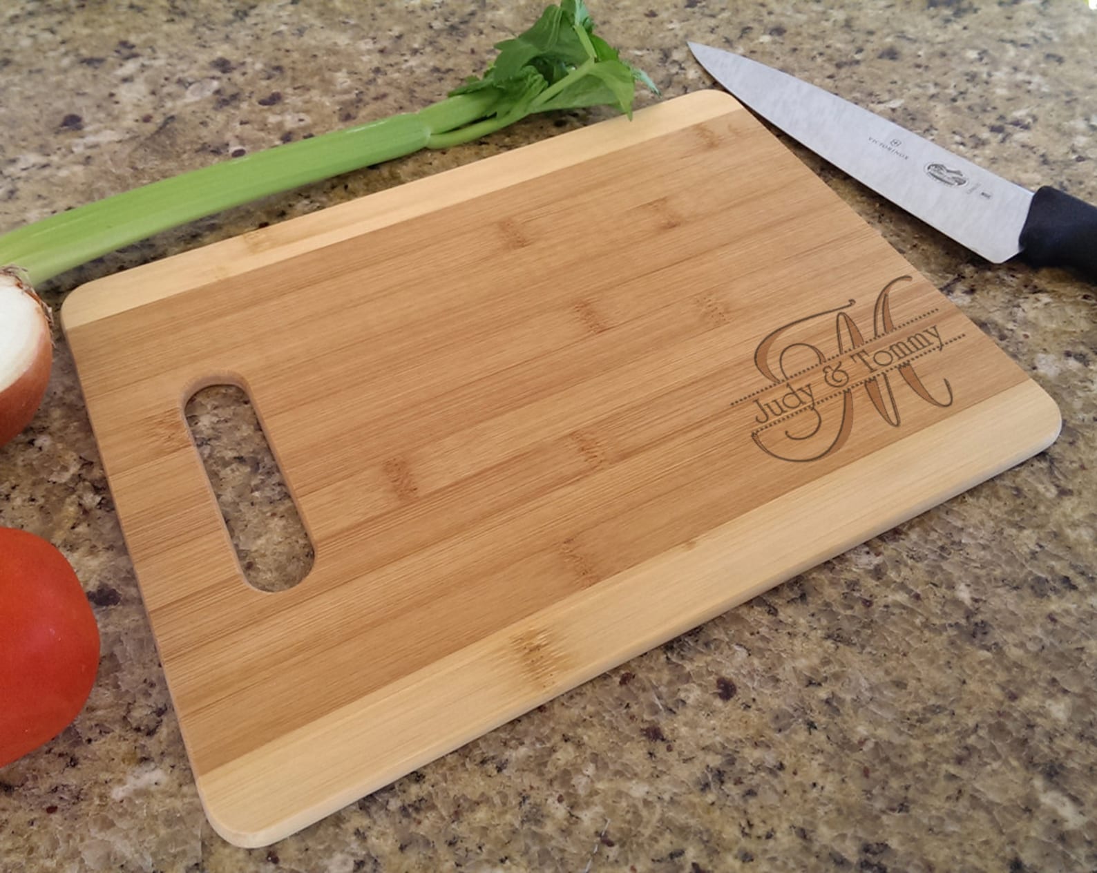 Personalized Cutting Board Bamboo Wood Custom Cutting Board - Etsy