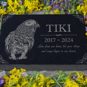 Custom Pet Photo Memorial Slab: Rabbit Garden Tribute, Horse Headstone ...