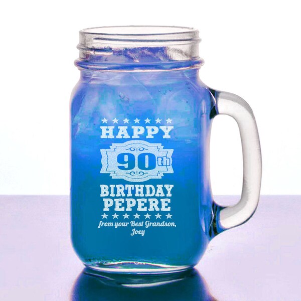 Birthday Mason Jar - Etsy