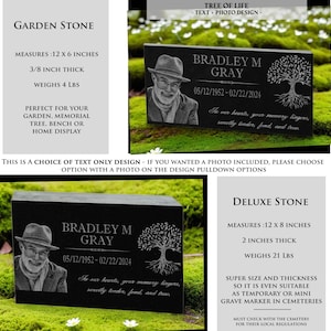 Personalized Memorial Stone for Loved Ones | Grave Marker, Burial ...